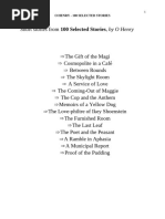 O. Henry's Short Stories Collection | PDF