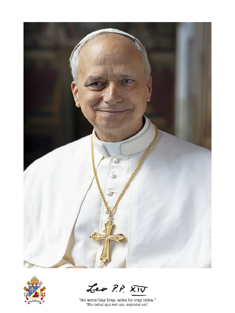 Pape Photo Officielle Léon XIV | PDF