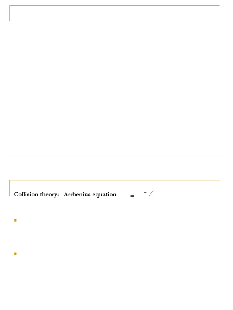 Lecture 10 Collision Theory | PDF | Reaction Rate | Chemical Reactions
