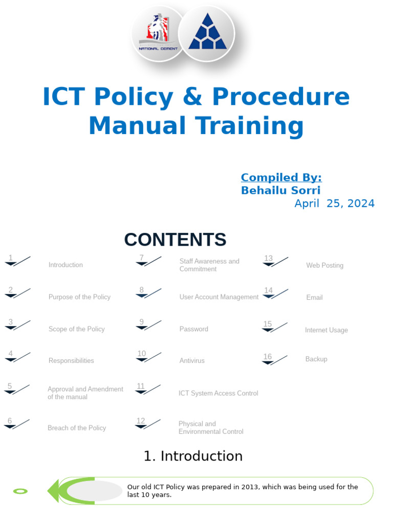 ICT Policies and Procedures Manual | PDF | Computer Virus | Antivirus ...