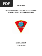 Proposal Rehab Ruang Kelas SD 2025 | PDF