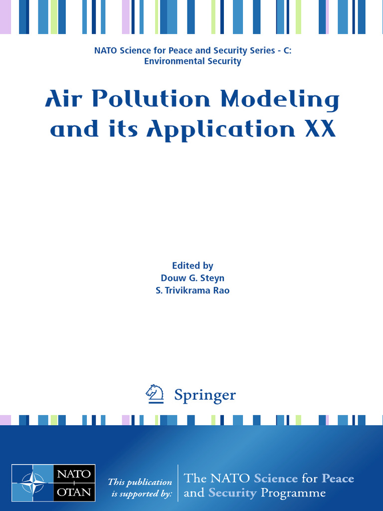 Air Pollution Modeling Applications XX | PDF | Particulates | Earth ...