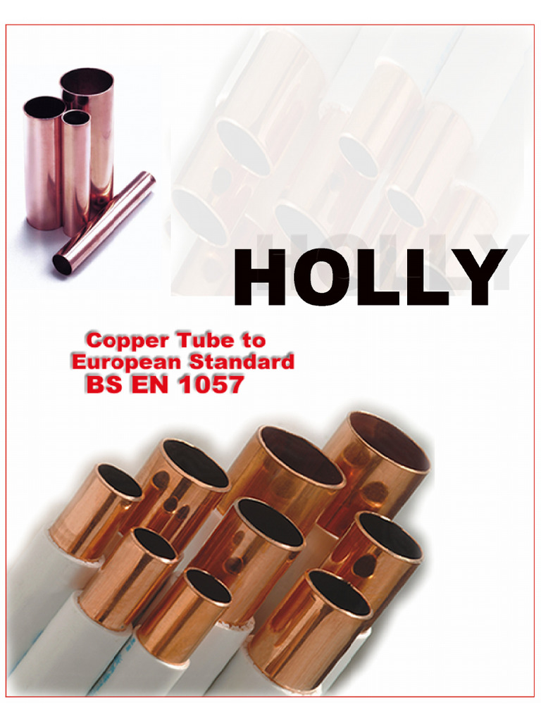 HOLLY Copper Tube To European Standard BS en 1057 | PDF