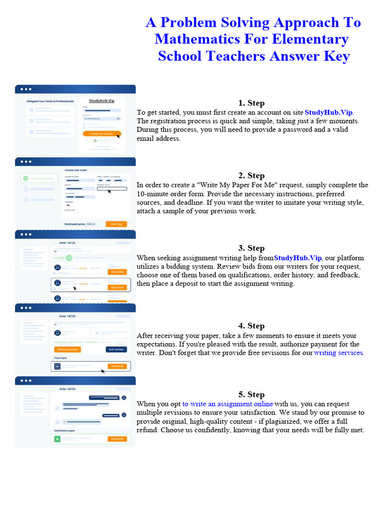 A Problem Solving Approach To Mathematics For Elementary School Teachers Answer Key | PDF ...