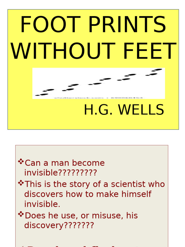 Footprints Without Feet | PDF