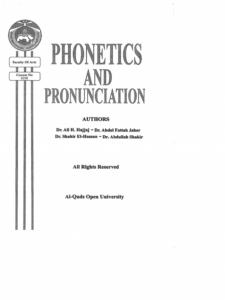 Phonetics & Pronunciation Course Guide | PDF | Phonetics | Phoneme