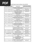 Kalender Akademik UT 2023/2024 | PDF