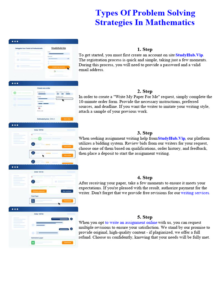 Types of Problem Solving Strategies in Mathematics | PDF | Sponge ...