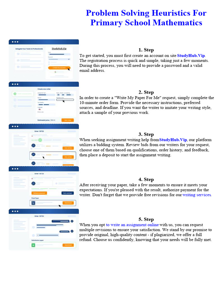 Problem Solving Heuristics For Primary School Mathematics | PDF | Hospital | Hannibal