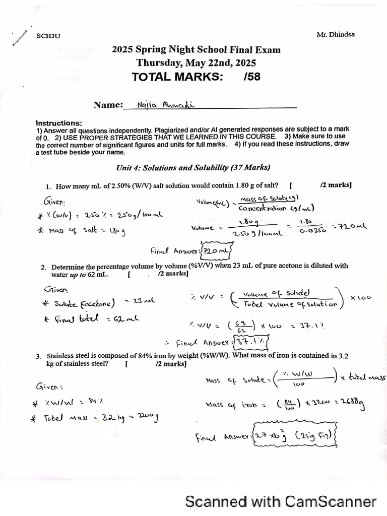Final Exam | PDF