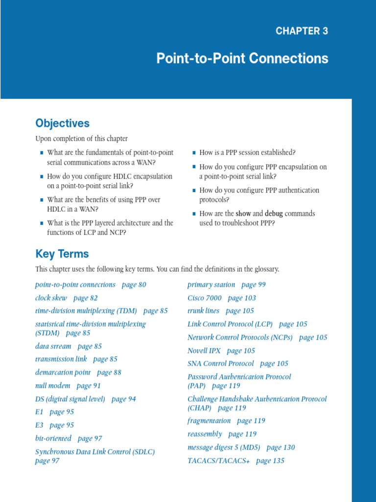 Point-to-Point WAN Connections Explained | PDF | Telecommunications ...