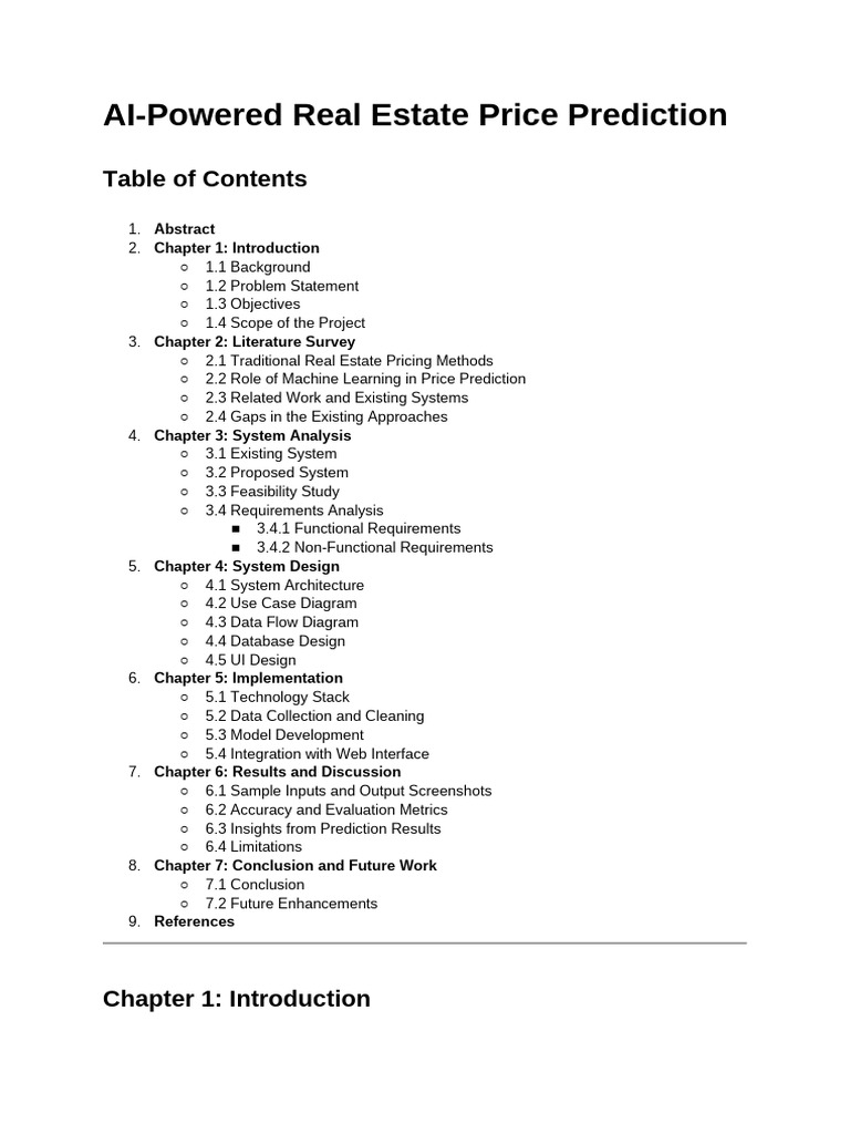 AI-Powered Real Estate Price Prediction | PDF | Machine Learning ...