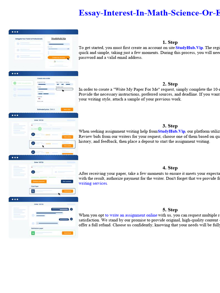 Essay Interest in Math Science or Engineering | PDF | Computer Network ...