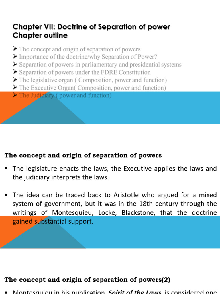 Constitution Ch7 (Legal Issues??) | PDF | Separation Of Powers ...