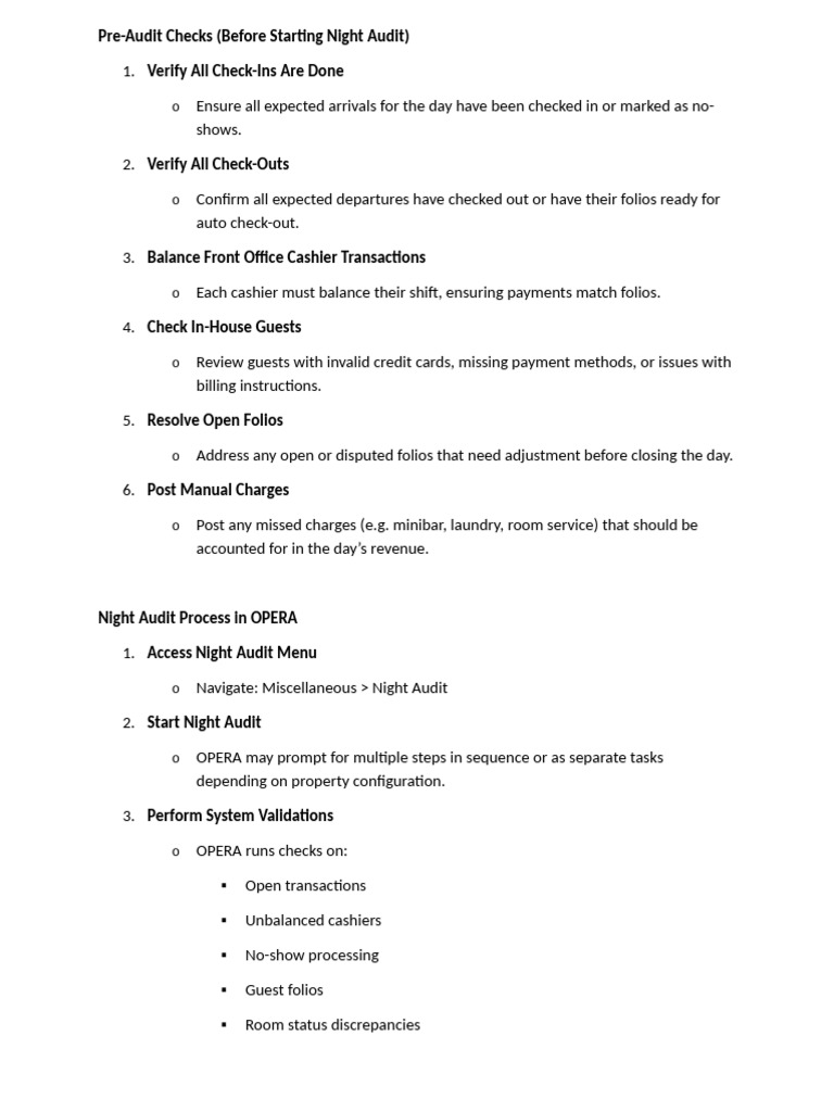Night Audit | PDF | Audit | Credit Card