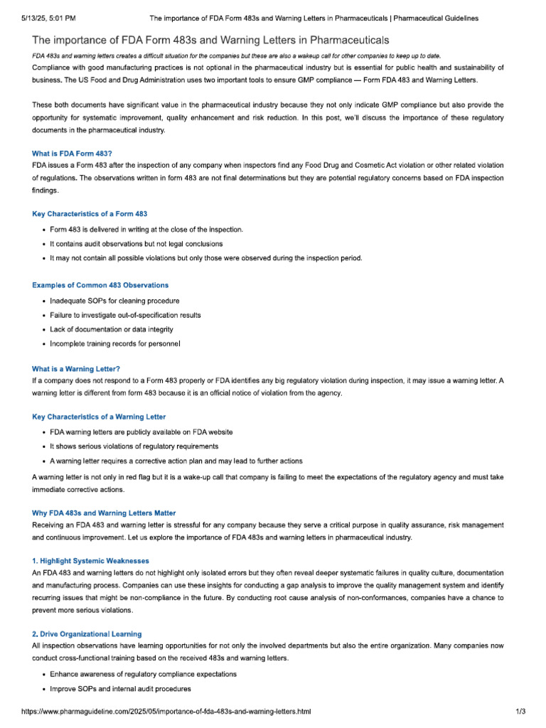 Fda Who | PDF