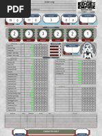 Halo Fillable Character Sheet | PDF
