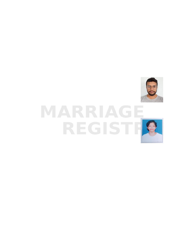 West Bengal Marriage Certificate Joydip Rituparna FINAL | PDF | Marriage, Unions And ...