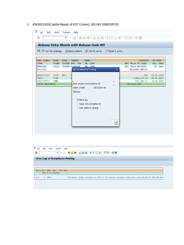 Ses Error | PDF