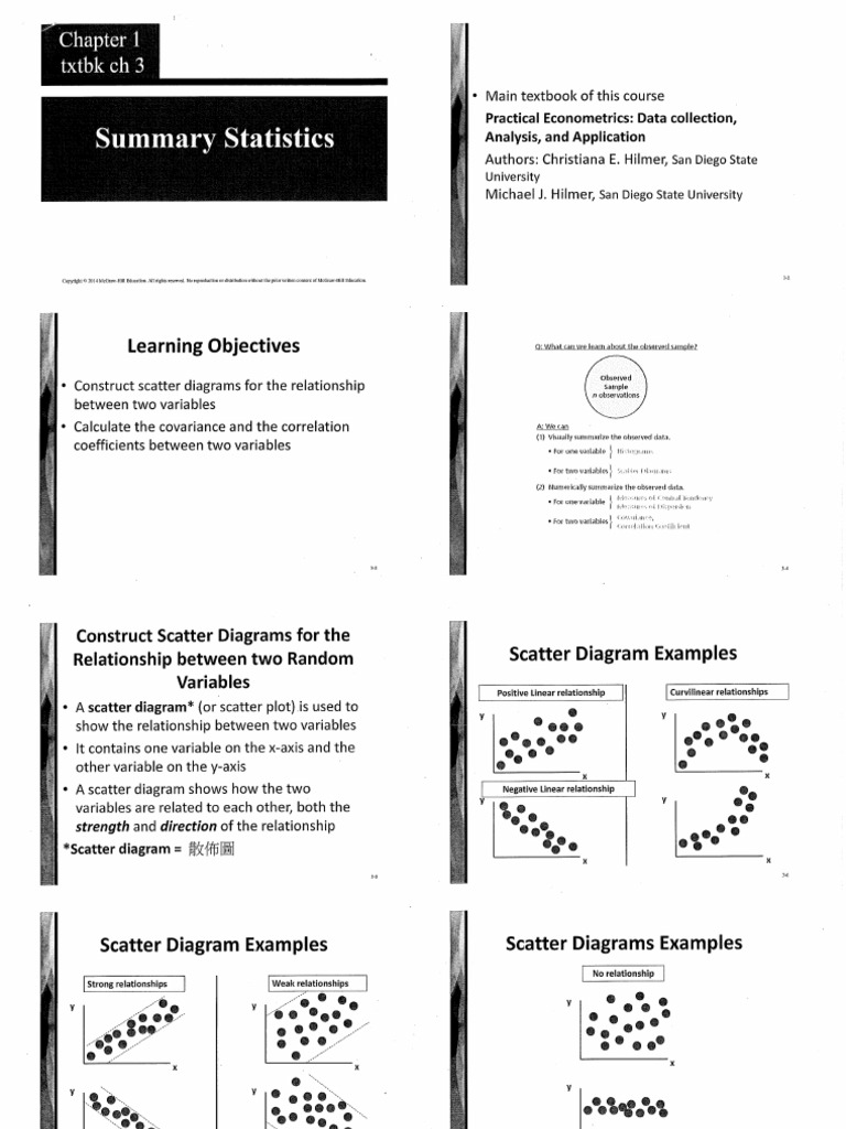 1 Summary Statistics | PDF