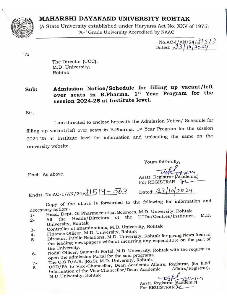 4 - 10-24-2024 - 10-40-48 - Admission Schedule For Filling Up Vacant ...
