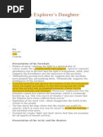 Explorer's Daughter - 12 MARK | PDF