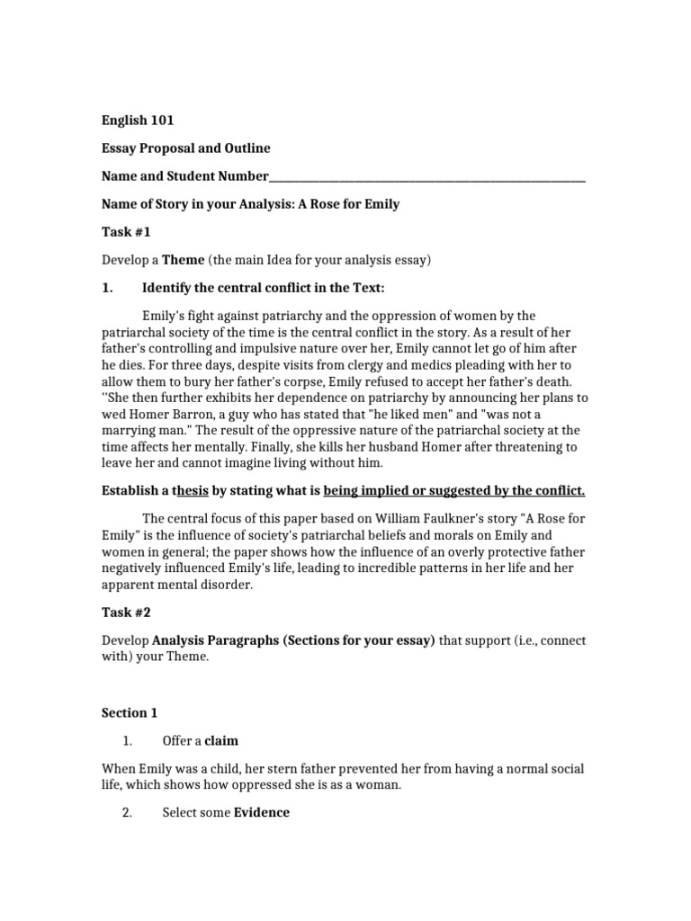 Method For Essay Outline | PDF | Patriarchy | Psychology