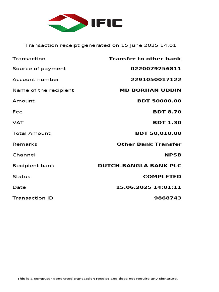 Receipt 8 6 2025 | PDF