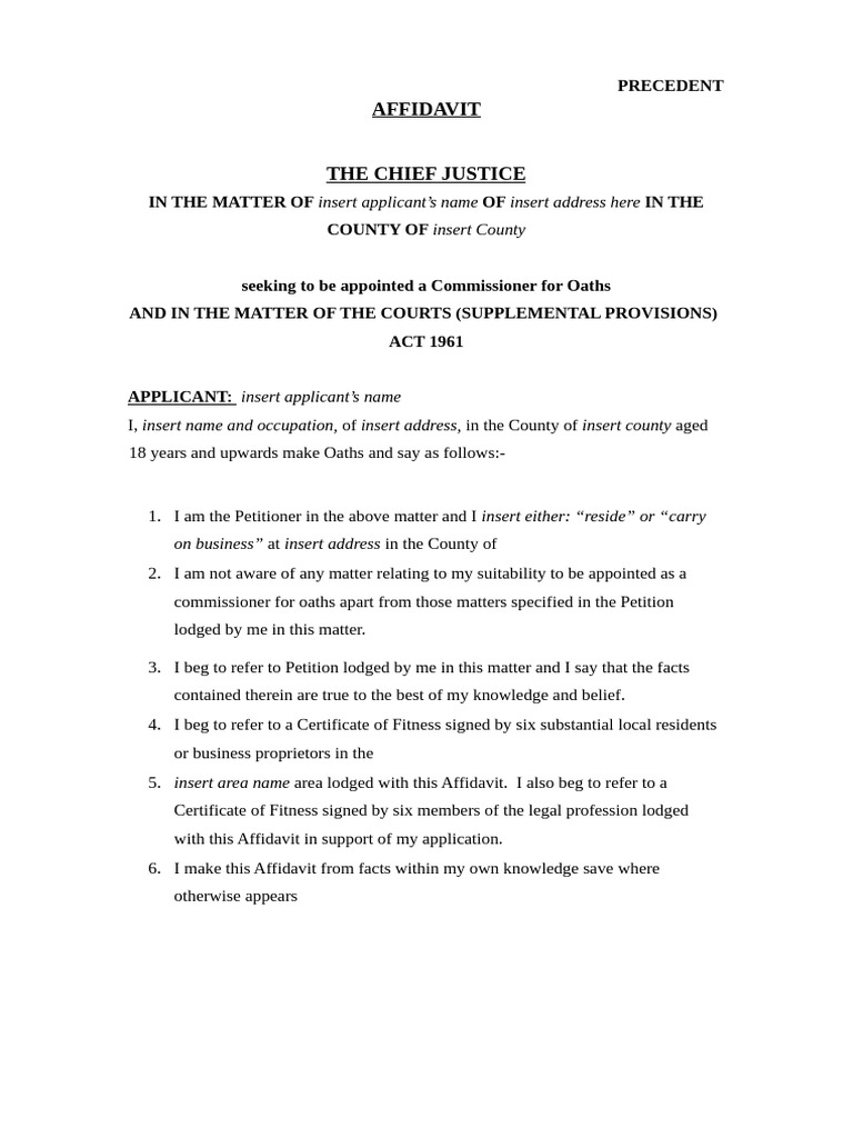 Anti-Ragging Affidavit Template | PDF