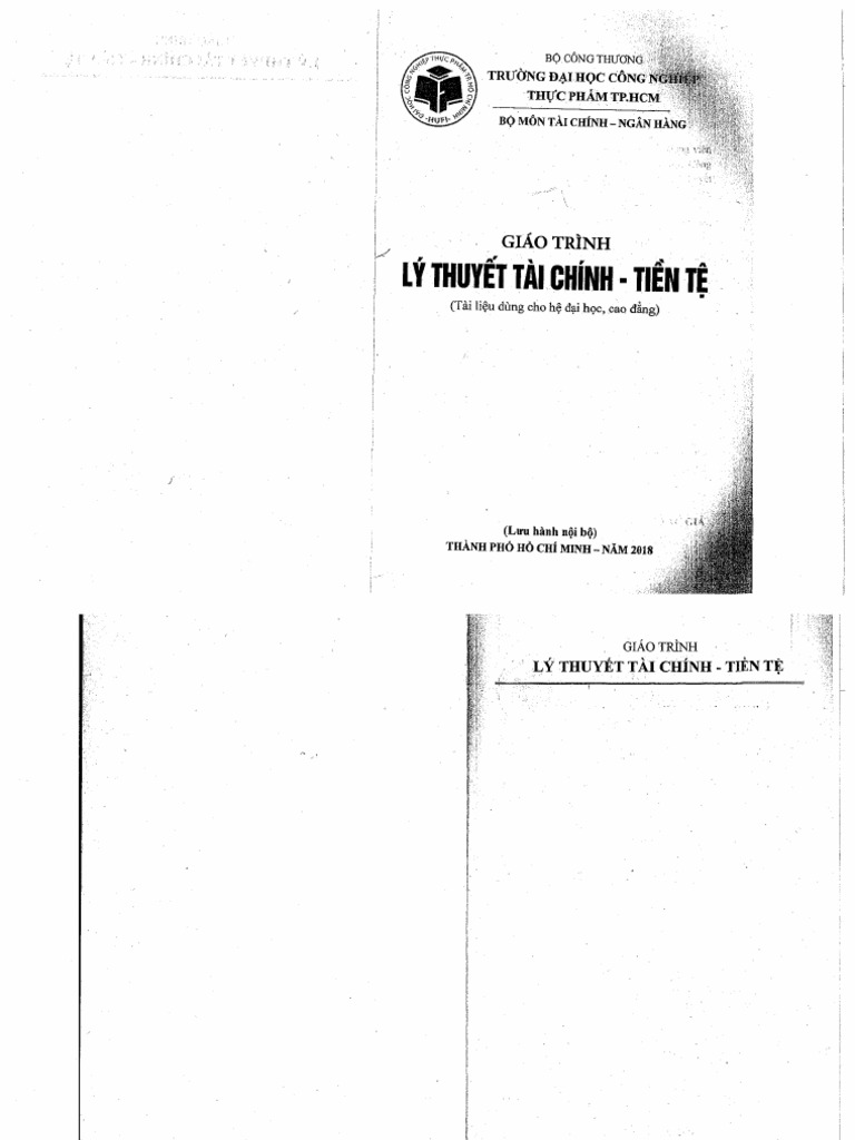 Ly Thuyet Tai Chinh Tien Te | PDF