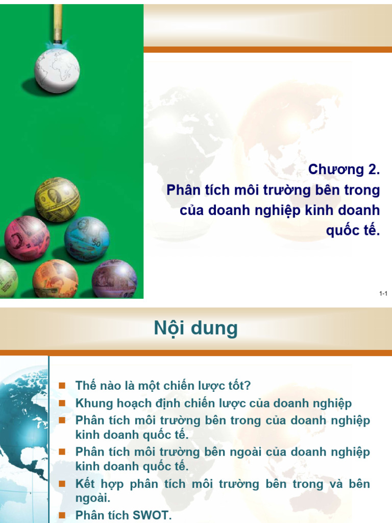 Chương 2. Phân Tích Môi Trư NG Bên Trong C A DN KDQT | PDF