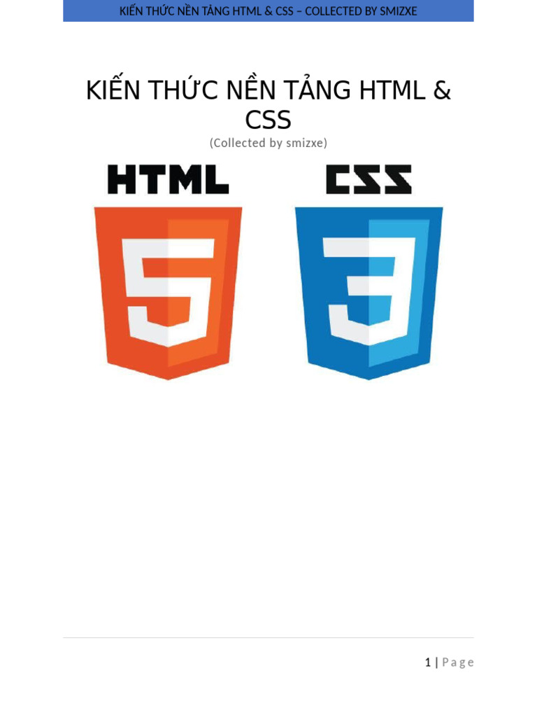 Kien Thuc Nen Tang HTML & CSS | PDF