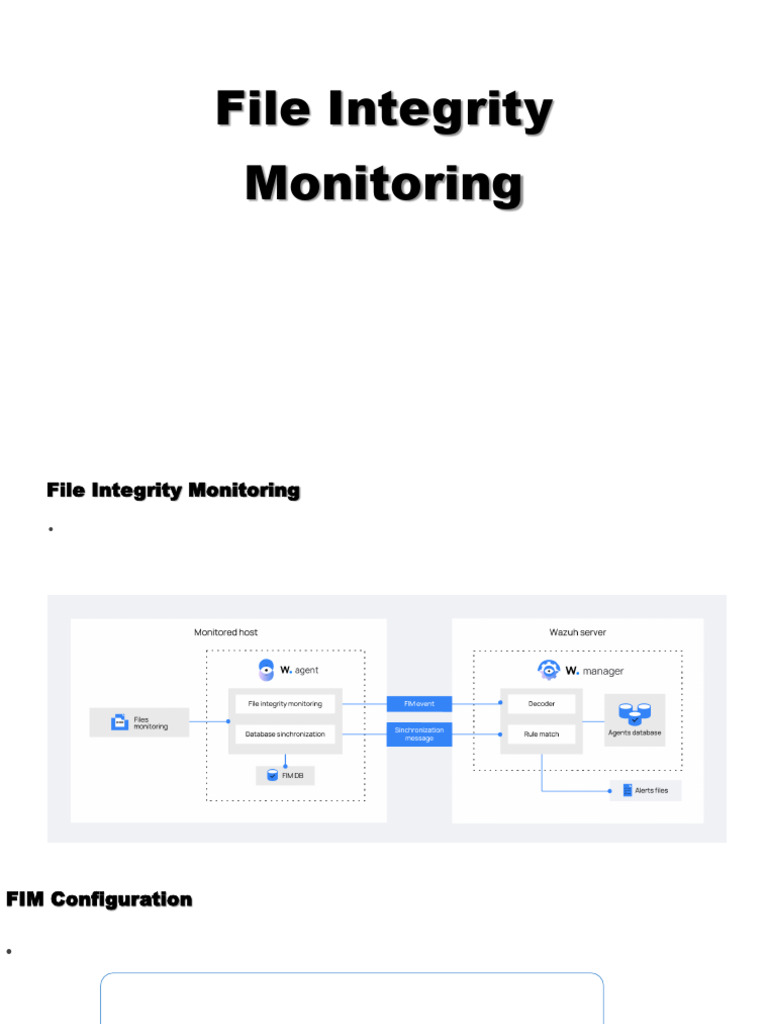File Integrity Monitoring Configuration Guide | PDF | Computer File ...