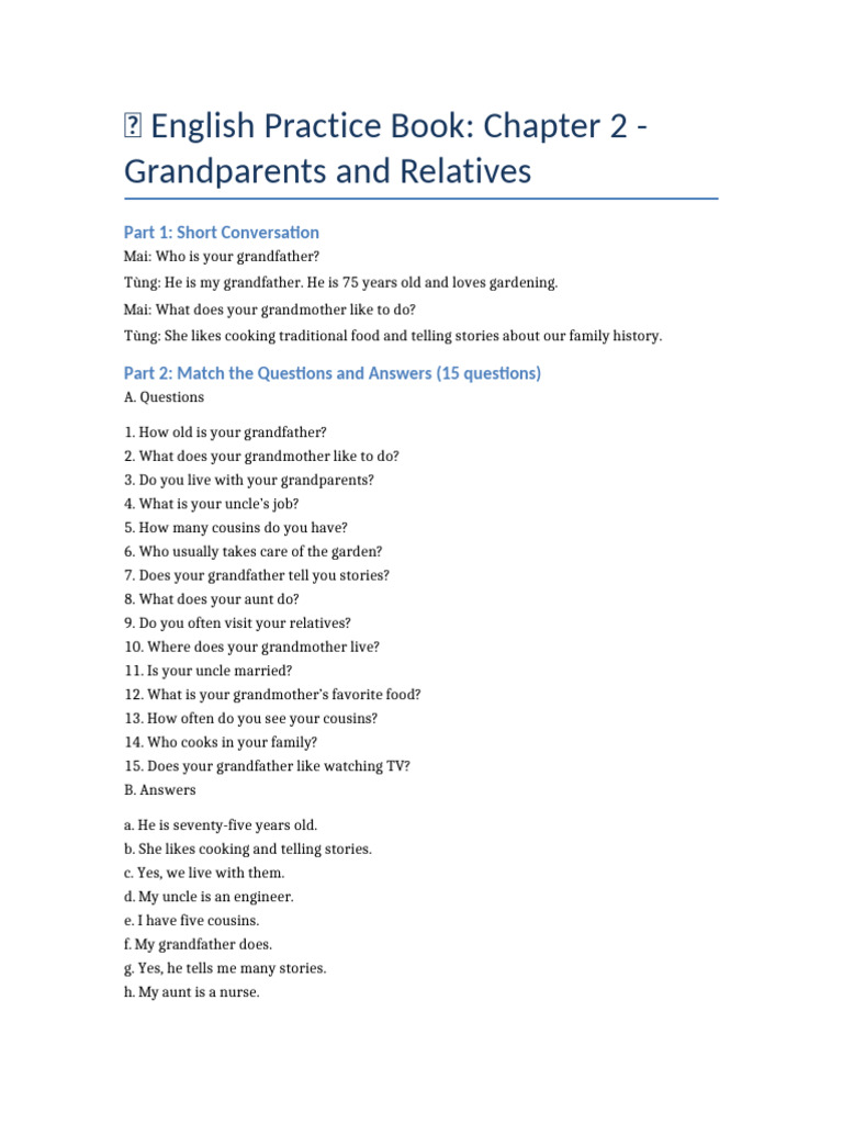 Family English Book CHAPTER 2 | PDF | Chess Theory | Chess