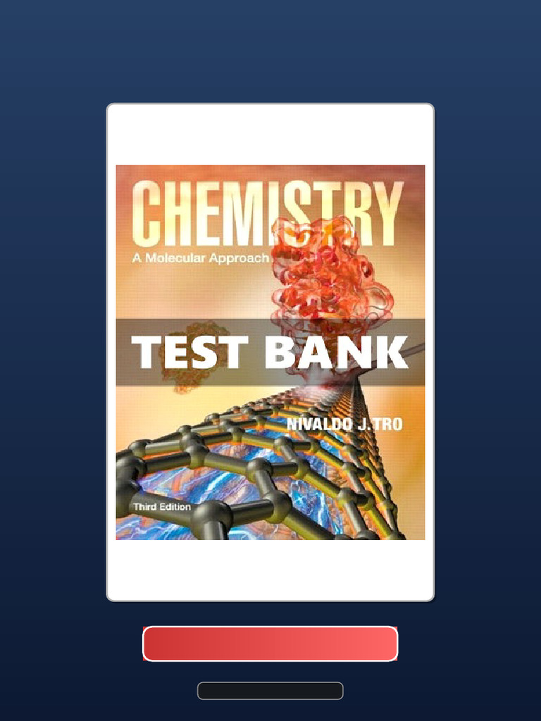 Chemistry A Molecular Approach 3 Ed Tro Ebook and TestBank Bundle Full ...