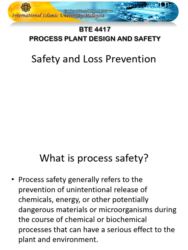 Safety and Loss Prevention Ver2 | PDF | Explosion | Combustion