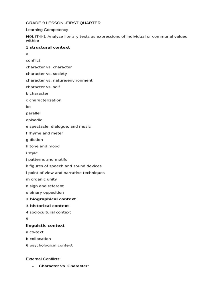 Elements of A Short Story | PDF | Narrative | Short Stories