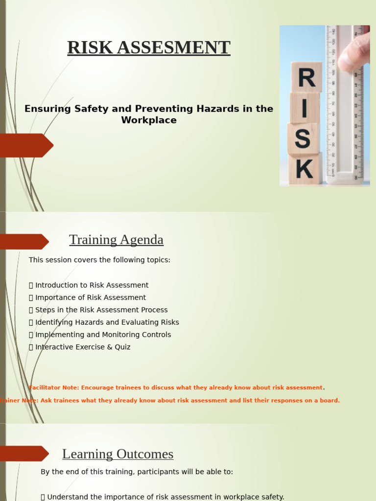 1745933256000+risk Assessment Presentation | PDF | Risk | Risk Assessment