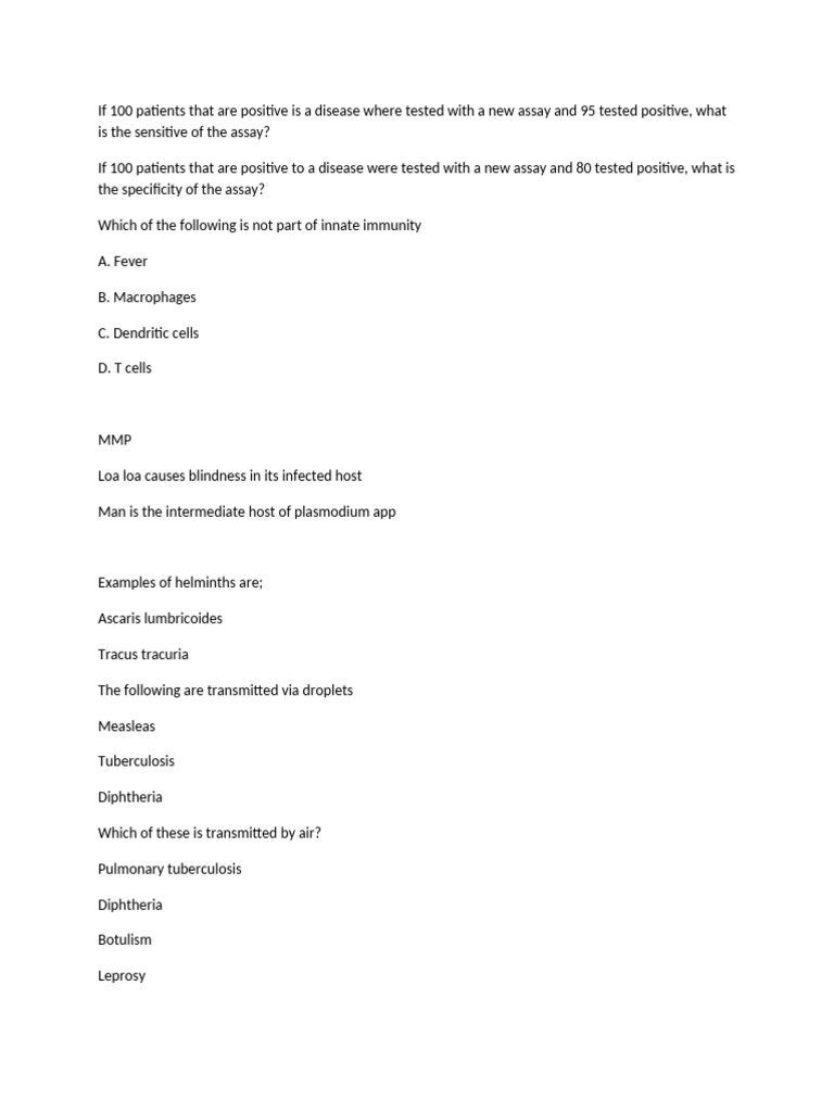 MMP, Chempath and Histopath Scribble | PDF