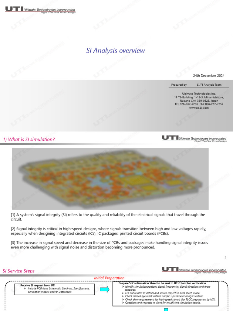 SI Simulation Overview v1 | PDF | Spice | Printed Circuit Board