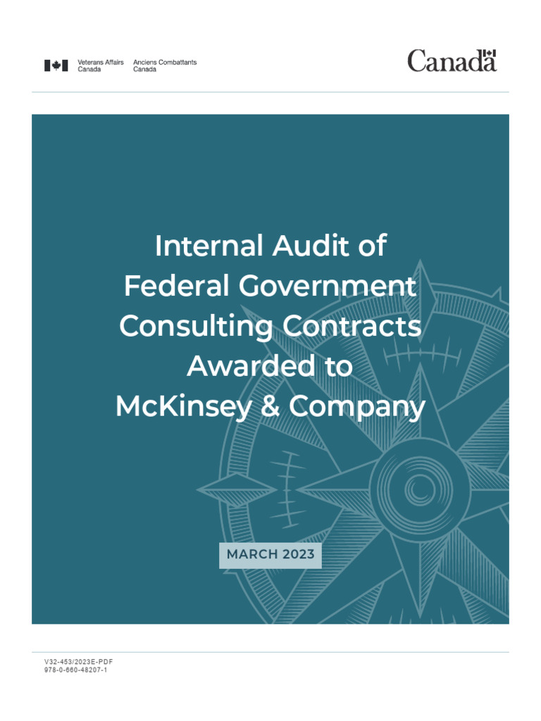 Audit of Federal Government Consulting Contract Mckinsey March2023 ...