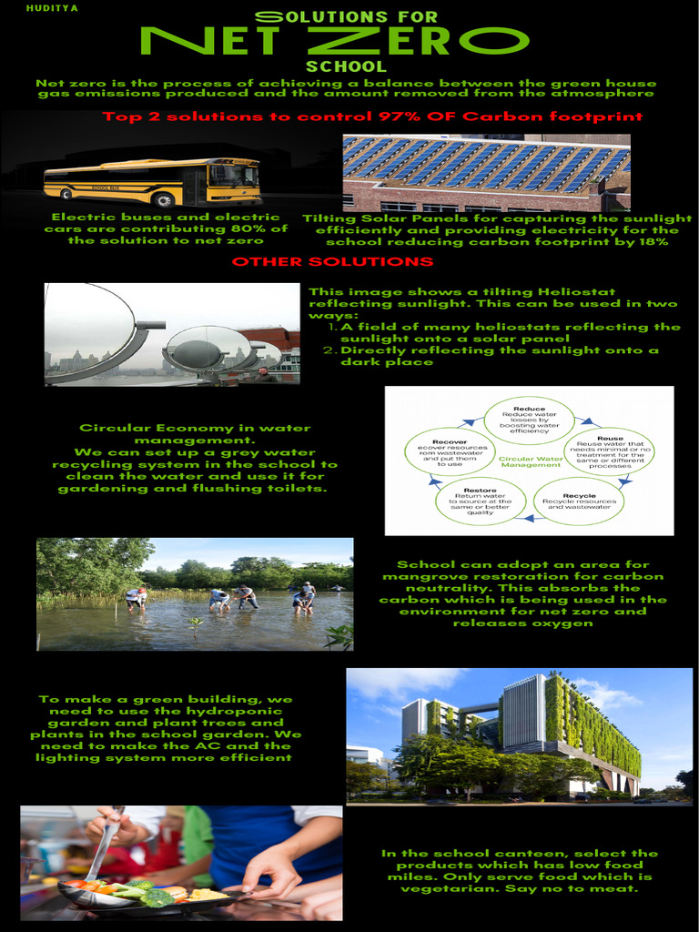 Net Zero School Infographic | PDF