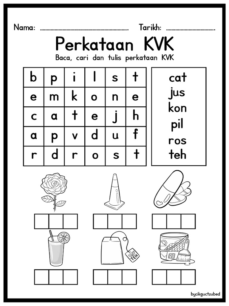 Cari Perkataan KVK 2 | PDF