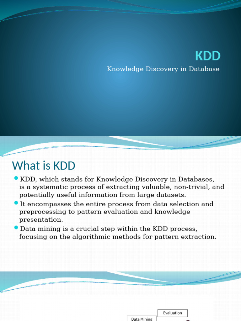 KDD & Tools in Datamining | PDF | Data Mining | Machine Learning
