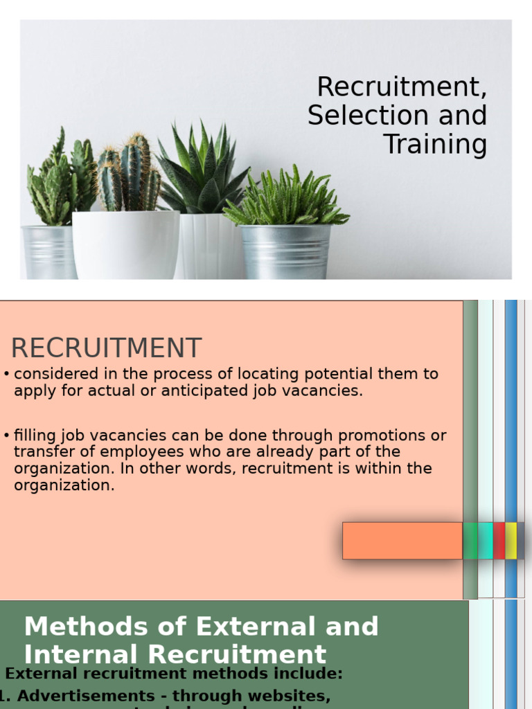 Recruitment, Selection and Training (Autosaved) | PDF | Recruitment | Intelligence
