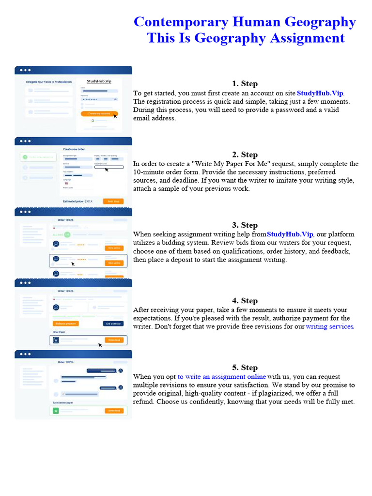 Contemporary Human Geography This Is Geography Assignment | PDF
