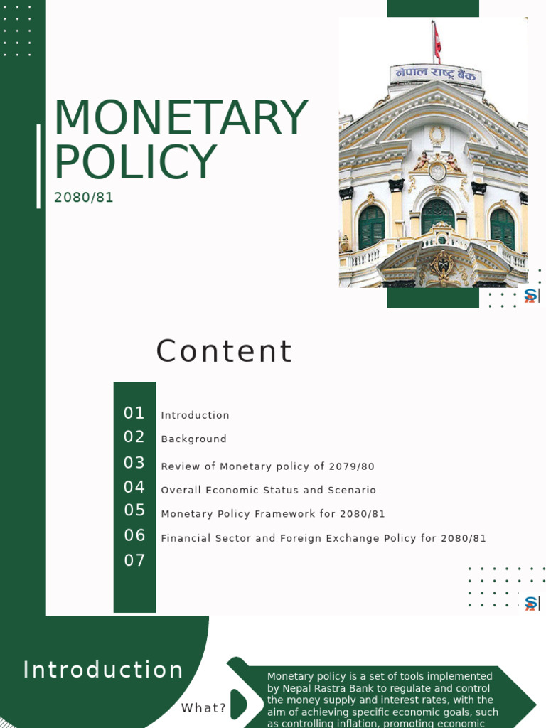Monetary Policy Presentation | PDF | Monetary Policy | Interest Rates