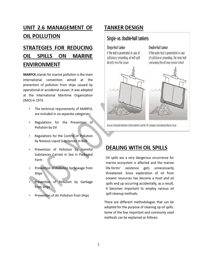 Oil Spill Management Strategies | PDF | Oil Spill | Earth Sciences