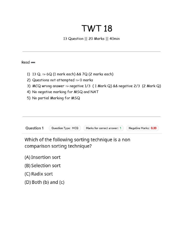 PW Test Series | PDF