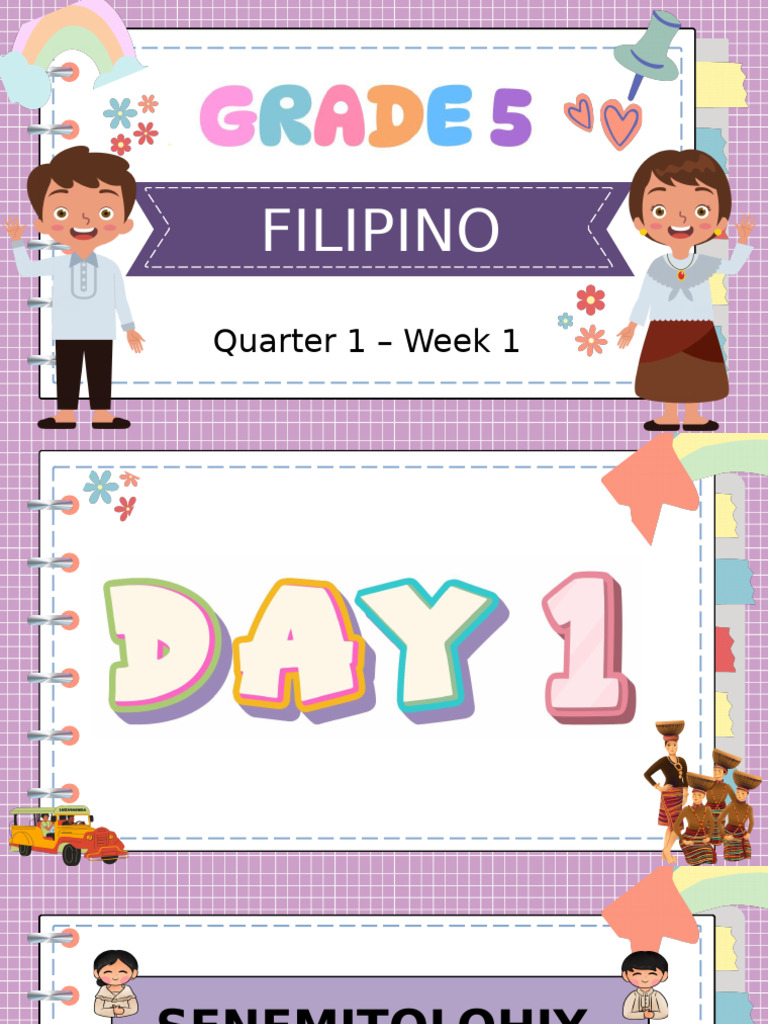 Filipino q1w1 | PDF